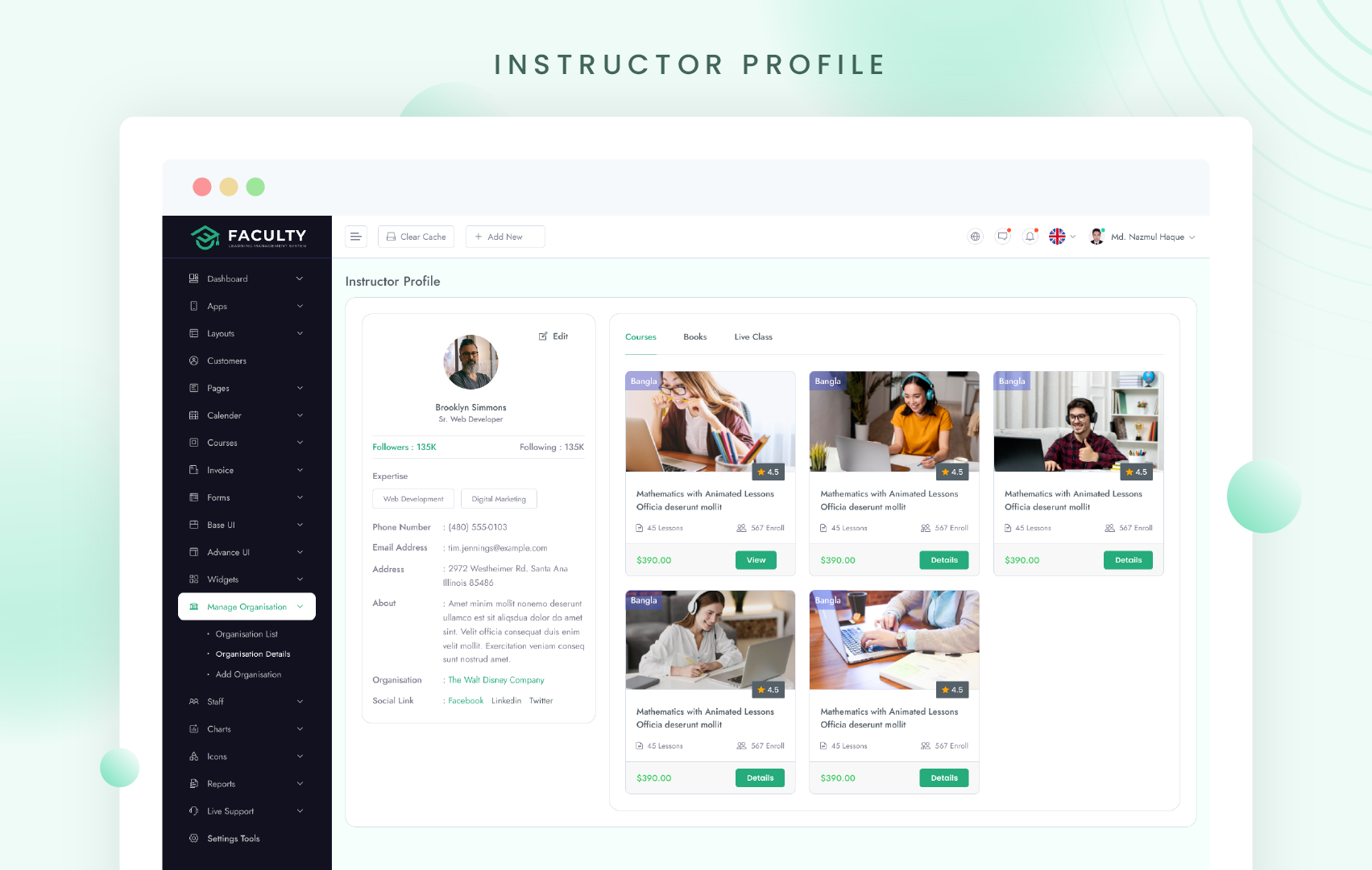 Faculty LMS - Complete eLearning Management System Bundle by spagreen